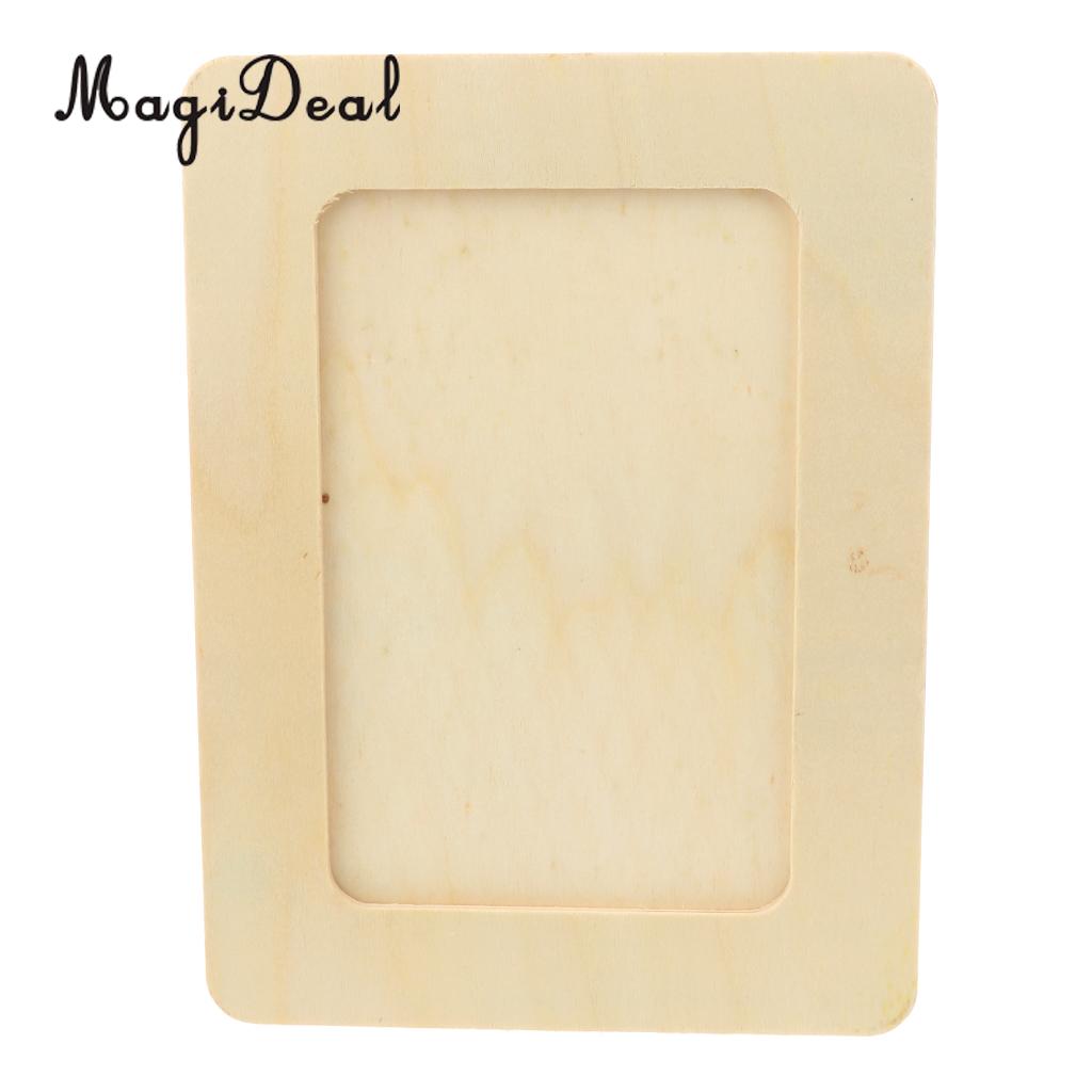 Unfinished Wooden Photo Frame Home Decor Wedding B... – Grandado