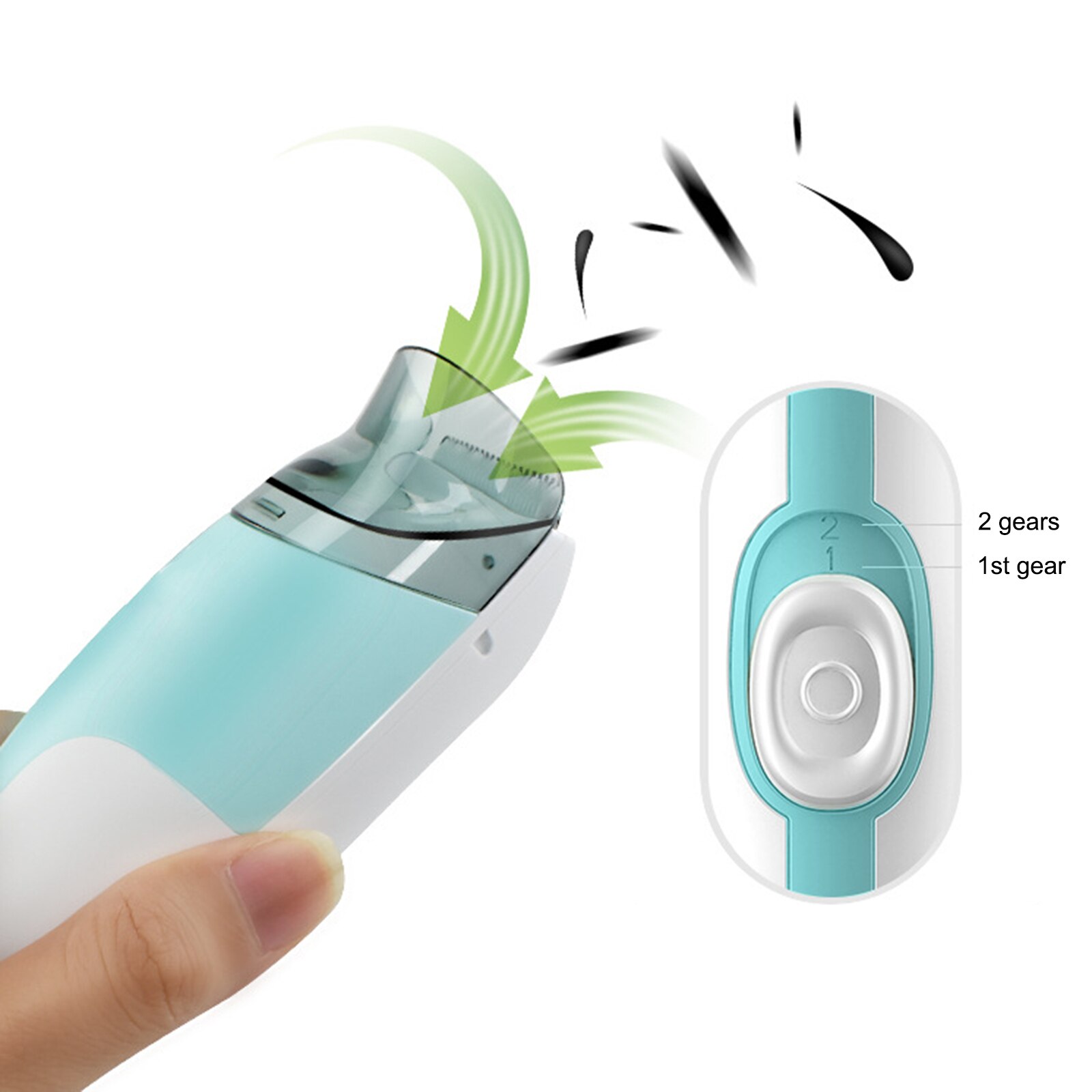 Vakuum automatisk sug hår artefakt trimmer elektri... – Grandado