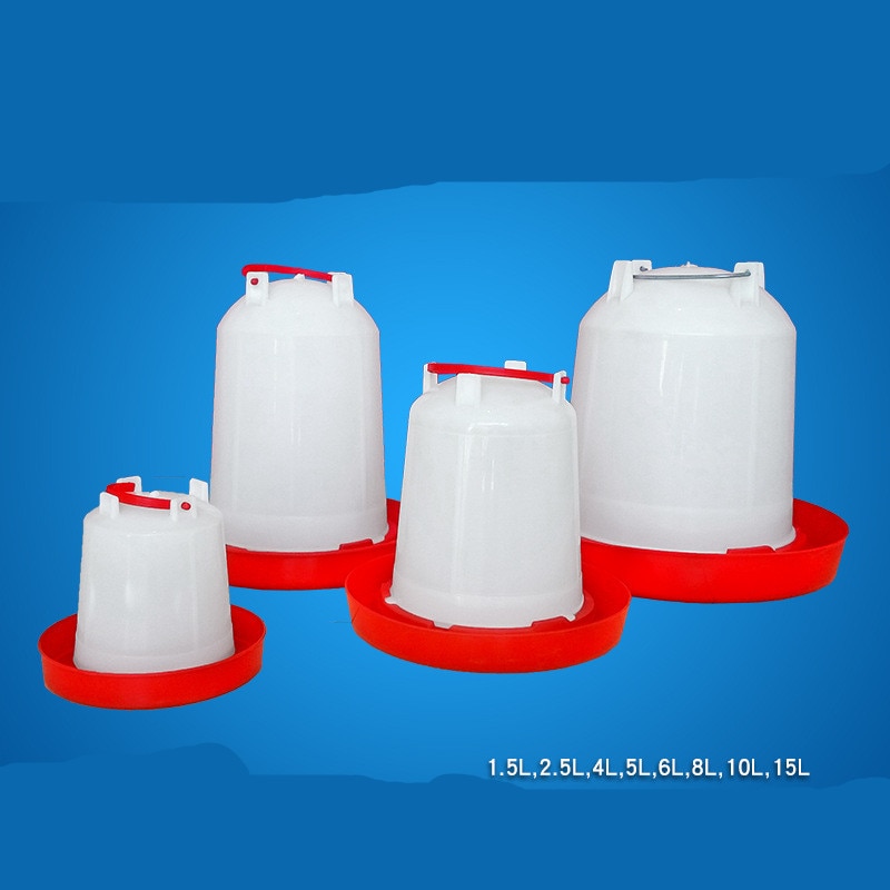 1.5L Plastic Feeder Chicken Hen Poultry Drinker Wa... – Grandado