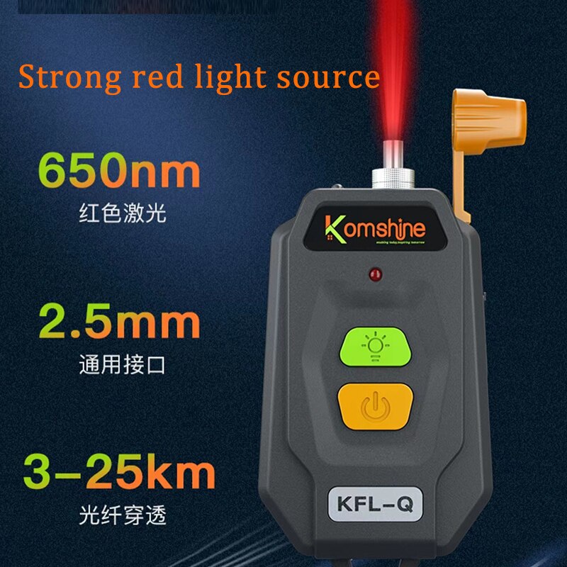 2022 Komshine KFL-30 Mini Visual Fault Locator Opt... – Vicedeal