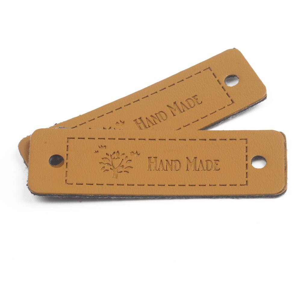 12pcs handmade leather labels natural style tree o... – Vicedeal