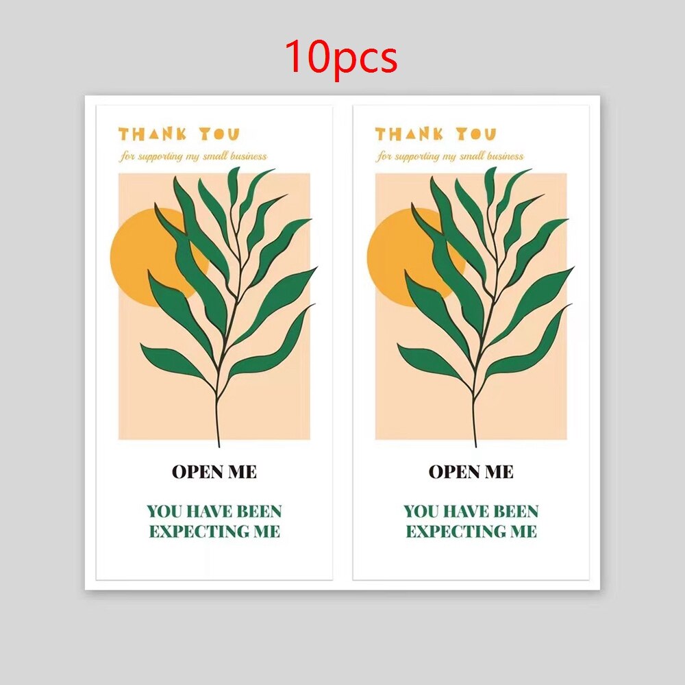 10-50 Stuks 5*10Cm Dank U Stickers Voor Ondersteun... – Vicedeal