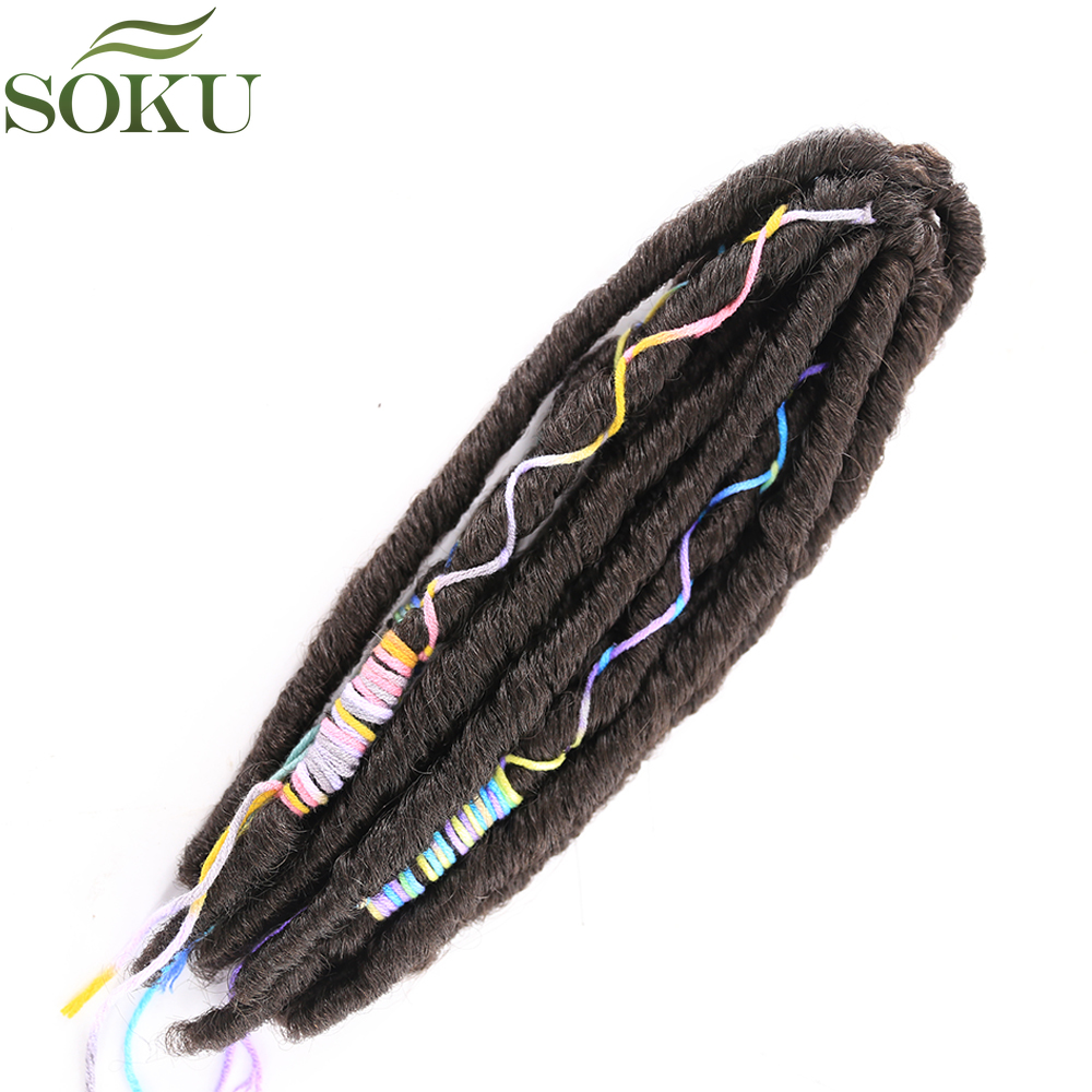 Soku Braiding Hair Ombre Braiding Brown Hair Synth... – Grandado