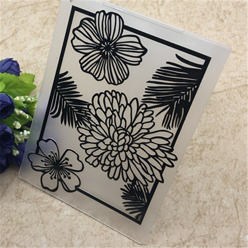Spring flower DIY Plastic Embossing Folder For Scr... – Grandado
