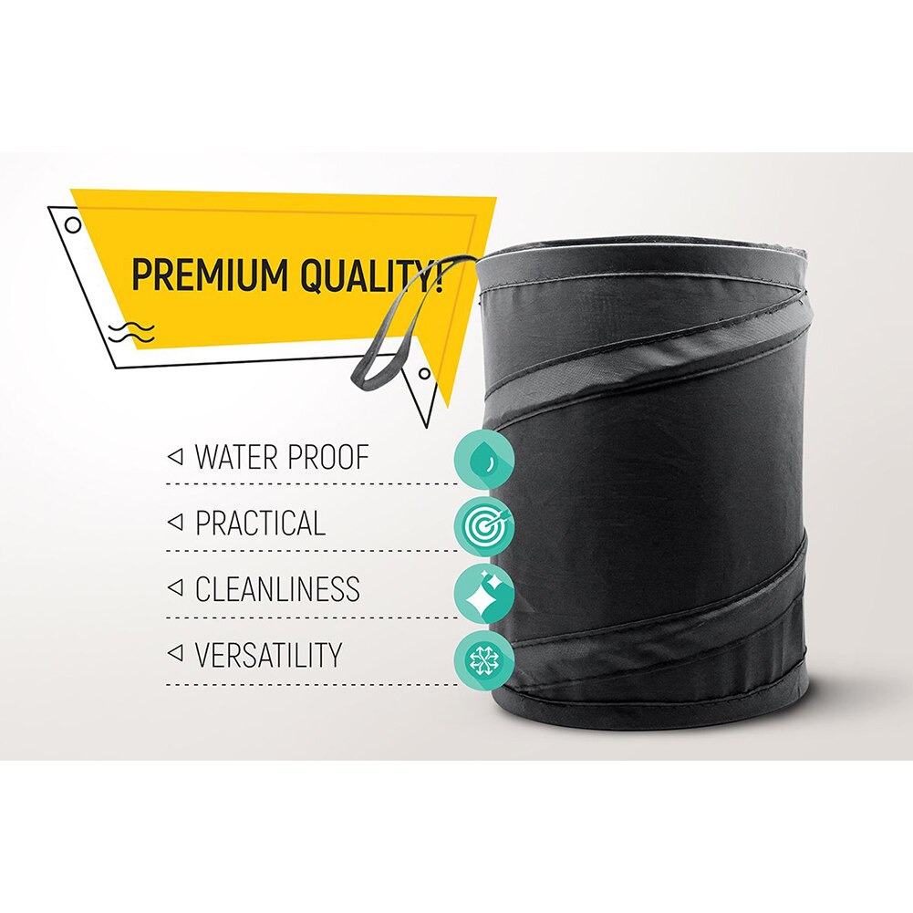 16*20cm Collapsible Car Bin Portable Waste basket ... – Grandado