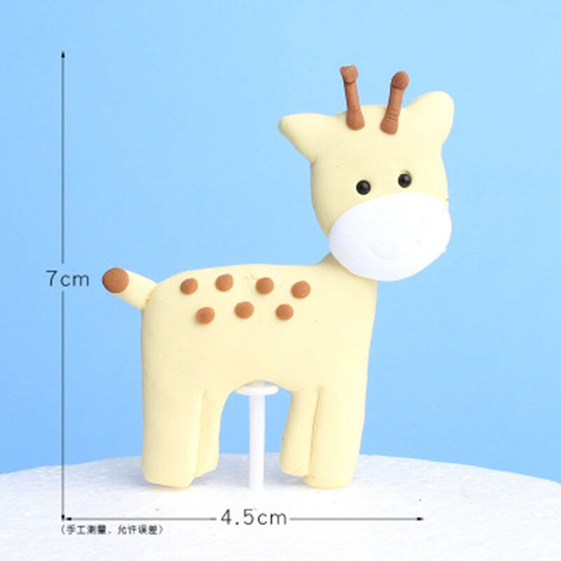 Bolo de cerâmica macia toppers dinossauro animal p... – Vicedeal