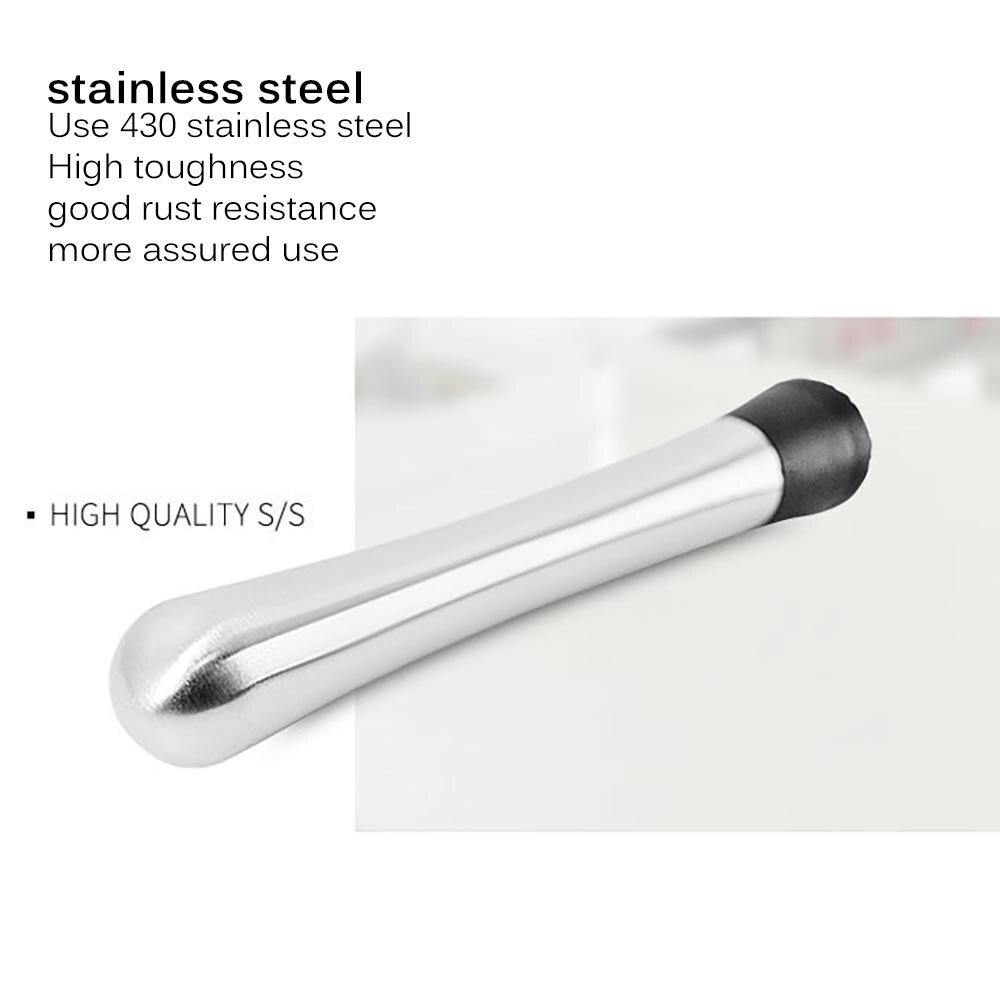 Stainless Steel Lemon Metal Masher Stir Bar Barten... – Grandado