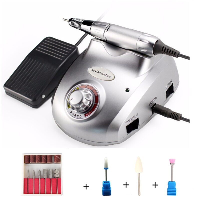 35000 rpm elektrisk nagelborrmaskin manikyr höghas... – Vicedeal