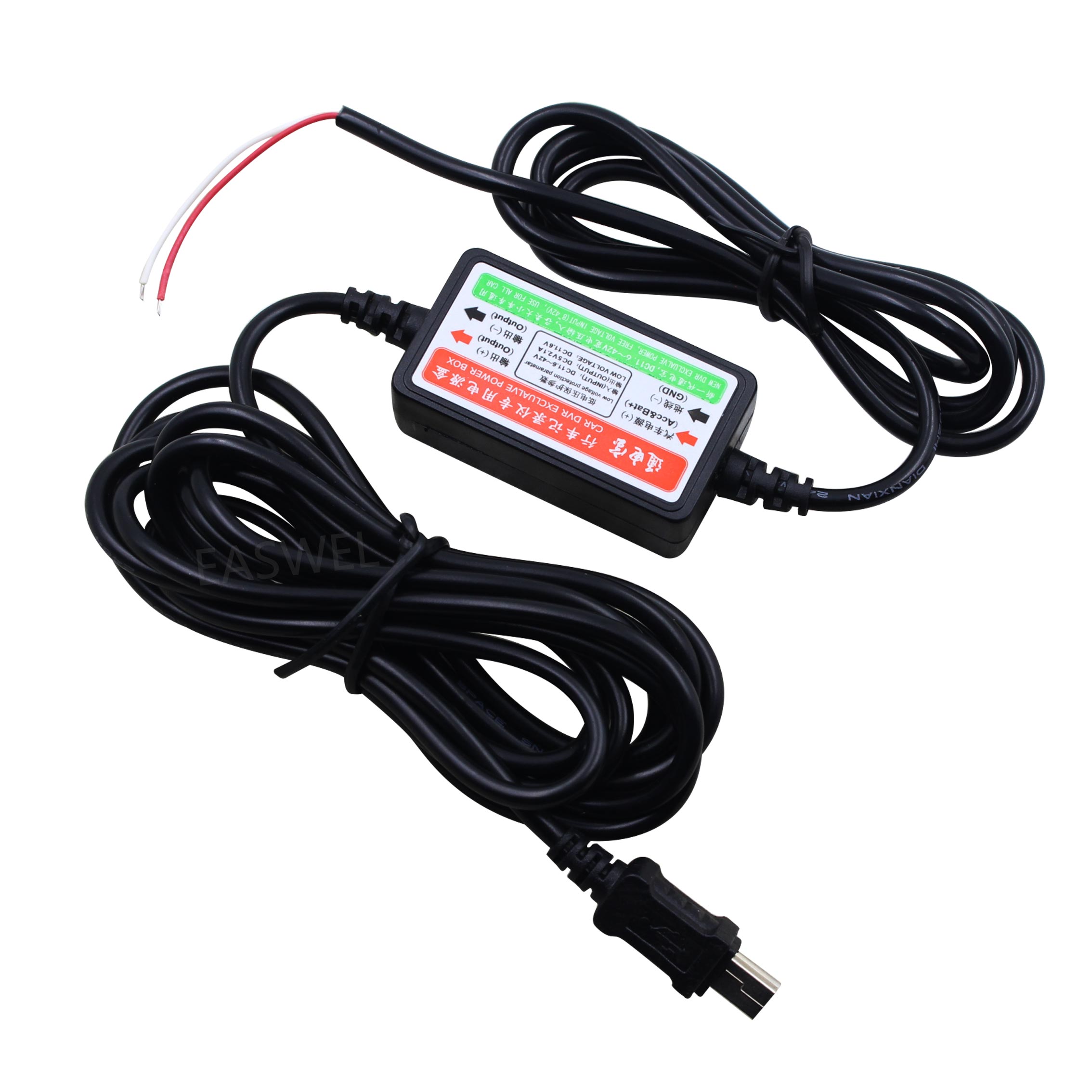 Hardwire USB Car Charger cabo de alimentação para ... – Grandado