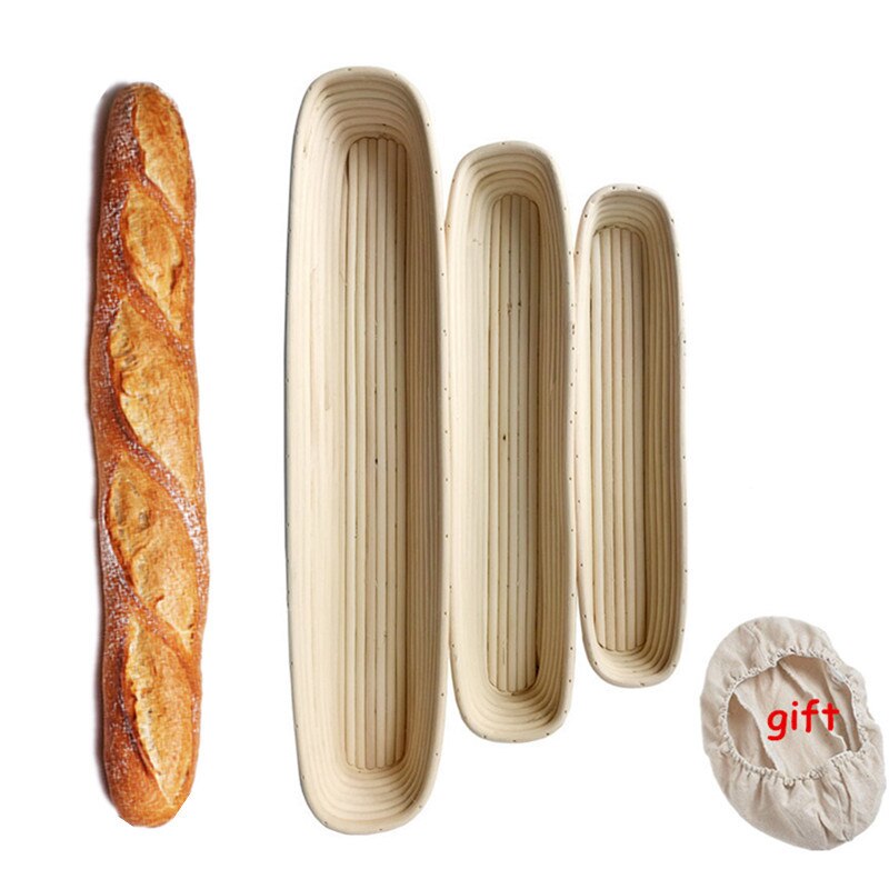 Baguette form gæring rotting kurv land brød baguet... – Vicedeal