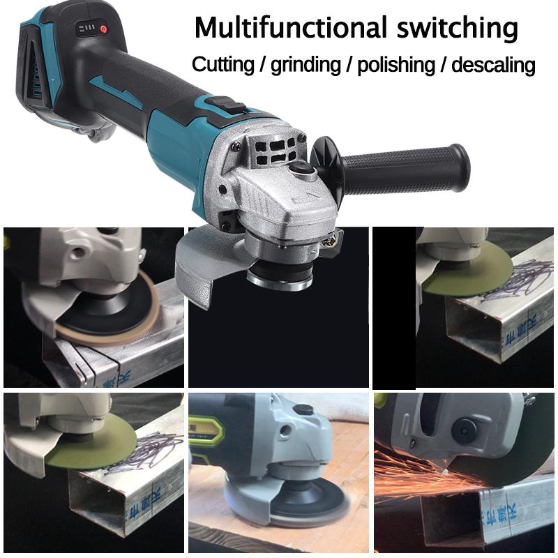 860W 125mm Brushless Cordless Impact Angle Grinder... – Grandado