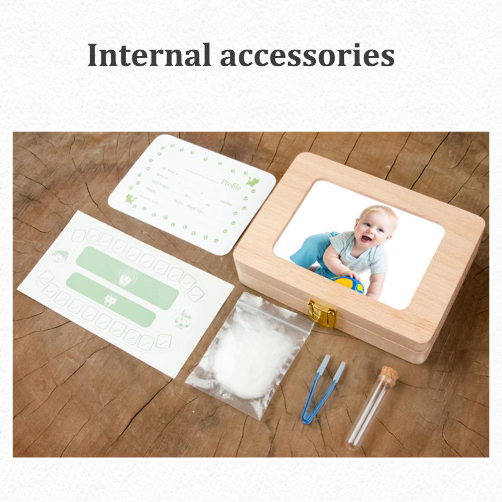 Baby Teeth Box Save Organizer Wooden Tooth Keepsak... – Grandado