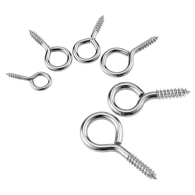 100 Stuks Schroef Haken Plafond Haken Haak Schroev... – Vicedeal