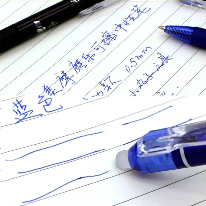 Large Capacity Ink Erasable Pen 0.5mm Push Automat... – Grandado