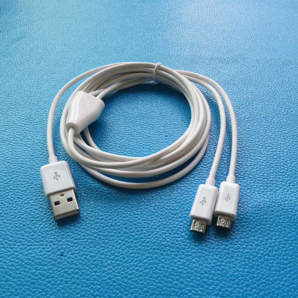 24AWG 2 Meter 6ft Dual Micro Usb Splitter Kabel Po... – Grandado