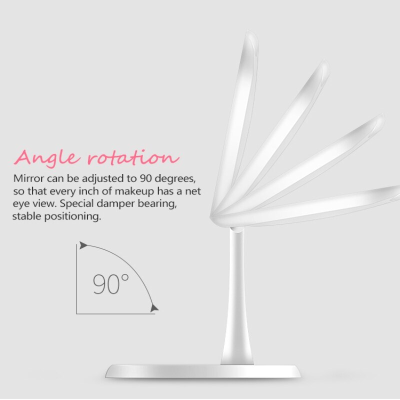 LED Light Pet Smart Charging Desktop Mirror Touch ... – Grandado