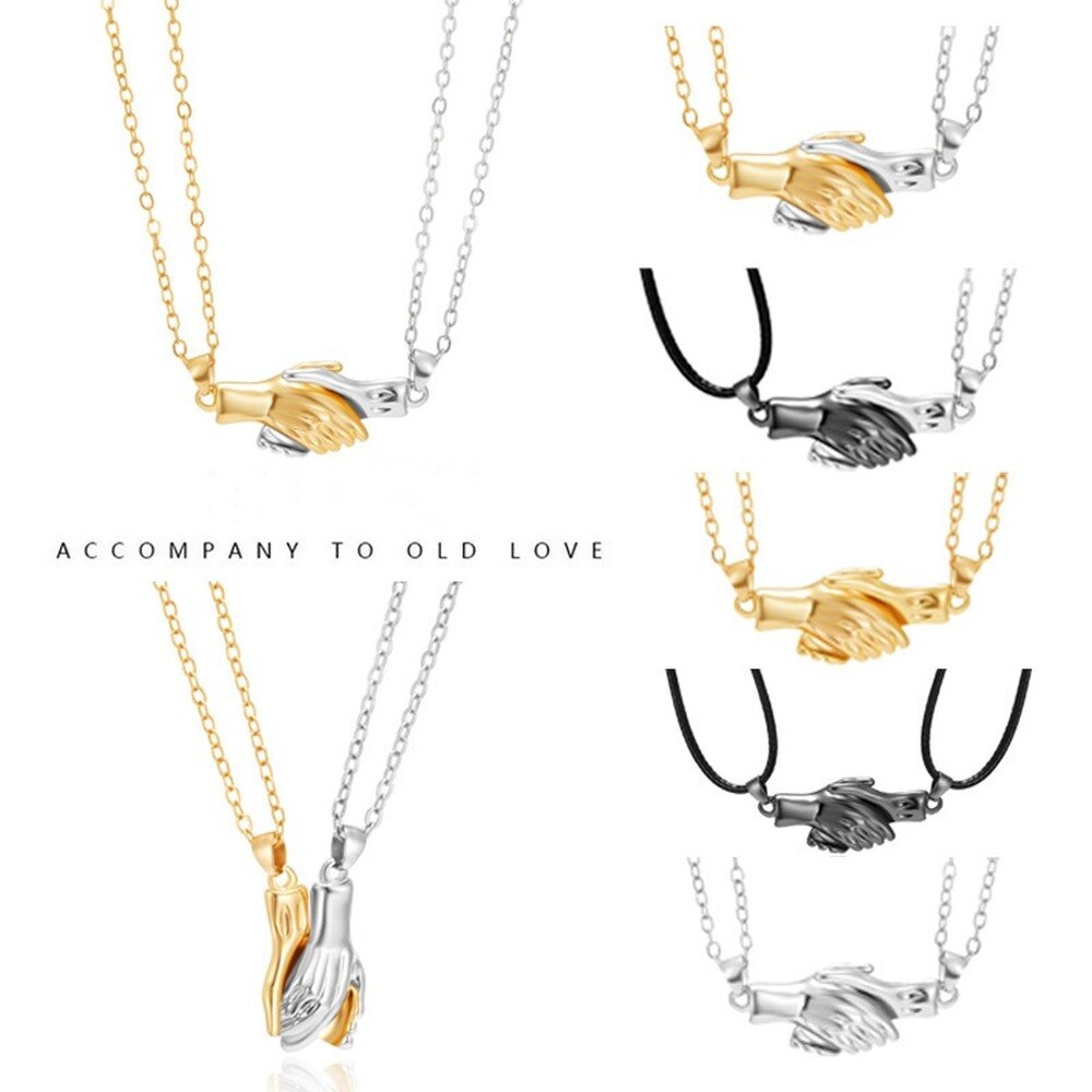Mode Paar Hand In Hand Ketting Magnetische Zuig Ha... – Grandado