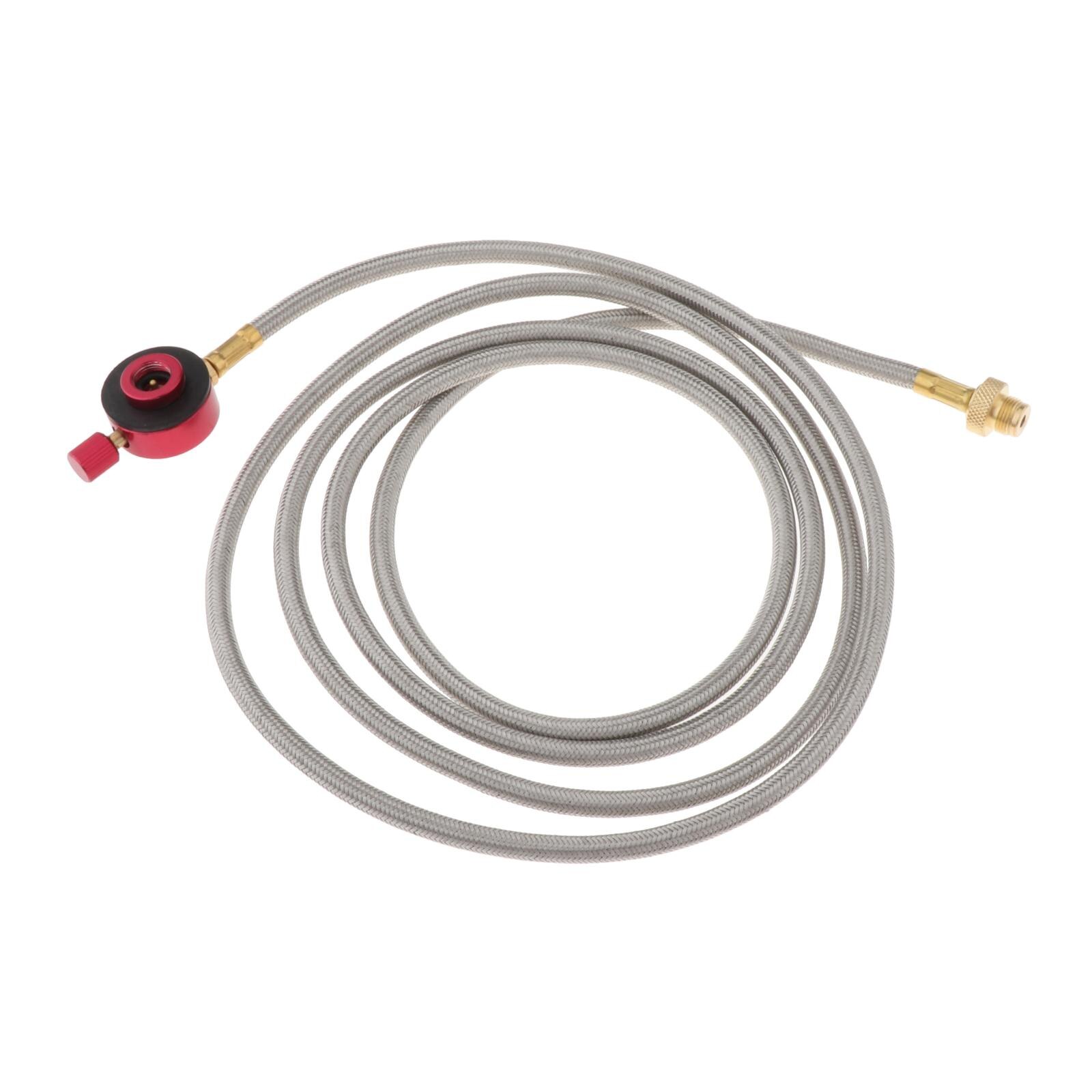 Braided Propane Gas Hose Pipe w/Valve for Travel C... – Grandado