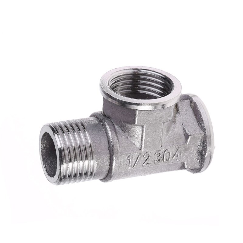 G1/2\" Tee 3 Way Plumping Pipe Fittings Stainless ... – Vicedeal