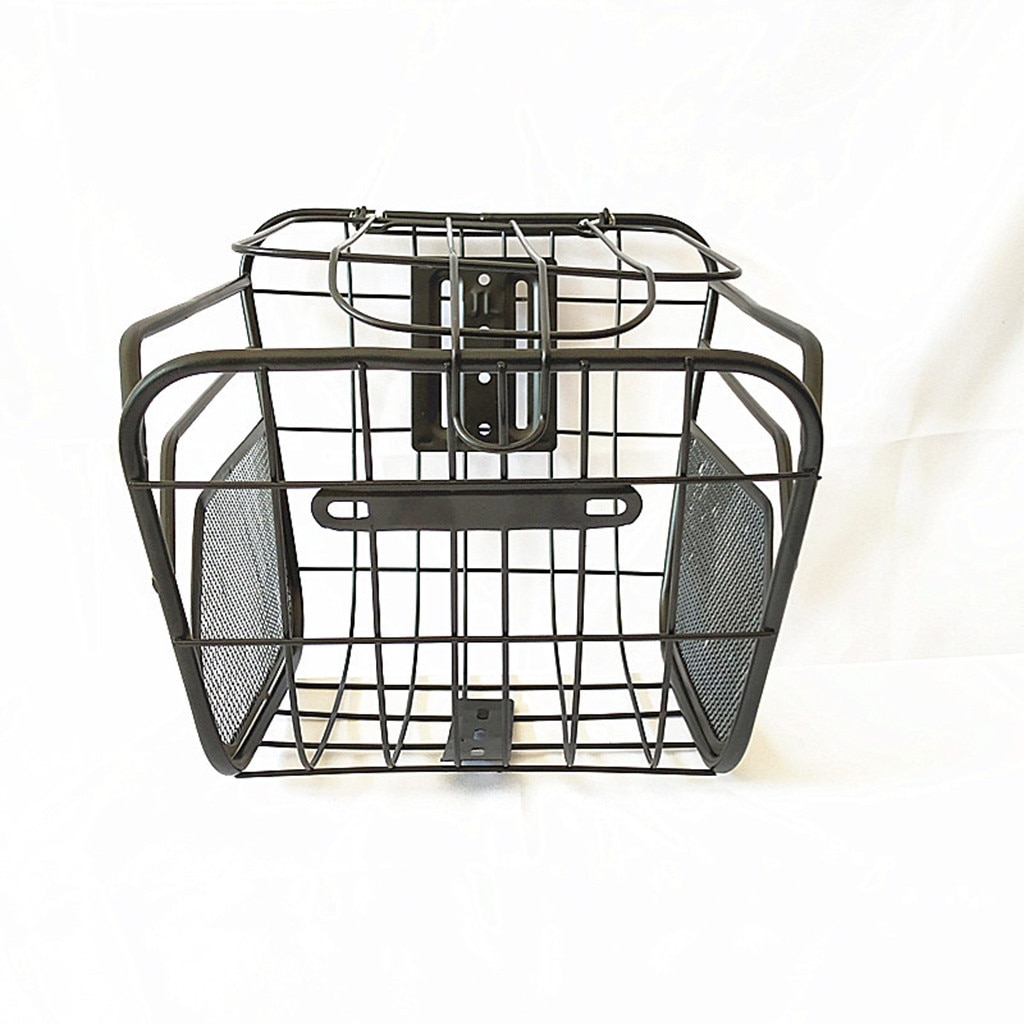 bicycle Basket Front And Rear Iron Basket Storage ... – Grandado