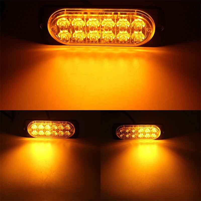 LED Emergency Strobe Warning Light Bar 12 leds Tru... – Grandado