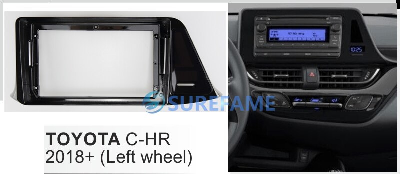 9 inch Car Fascia Radio Panel for Toyota CHR, C-HR... – Grandado