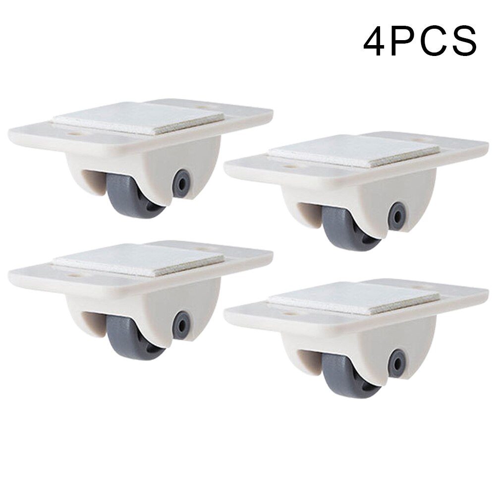 Fixed Rail Wheels Plastic One-way Small Wheels Pas... – Grandado