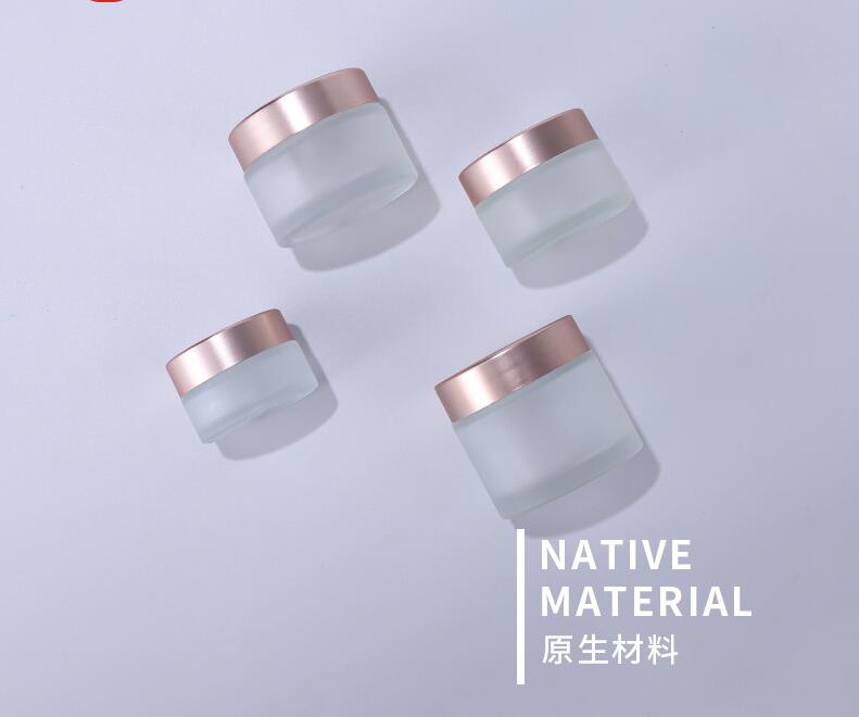 8pcs 5-100g Frosted Glass Cream Jar Cosmetic Conta... – Grandado