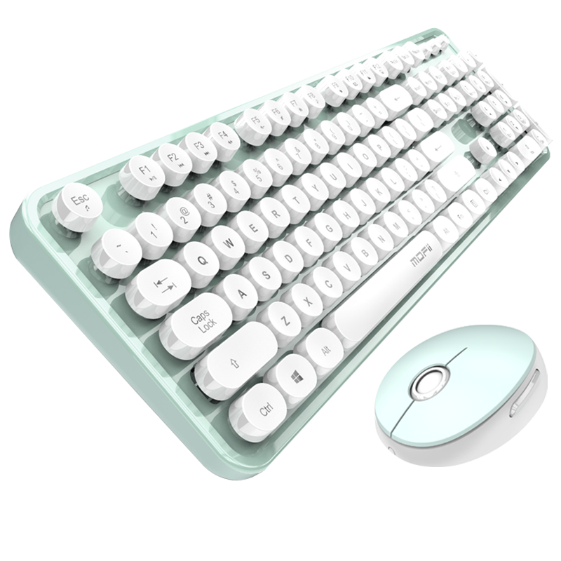 Mofi Wireless Keyboard and Ergonomic Mouse Set Pin... – Vicedeal