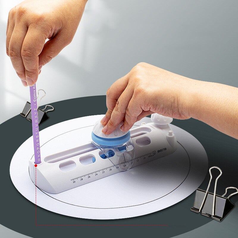 Paper knife manual round cutter 8-30cm round paper... – Grandado