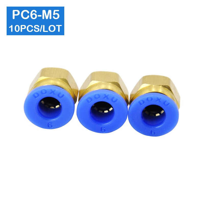10 stücke BSPT PC6-M5, 6mm zu M5 Pneumatische Ansc... – Vicedeal