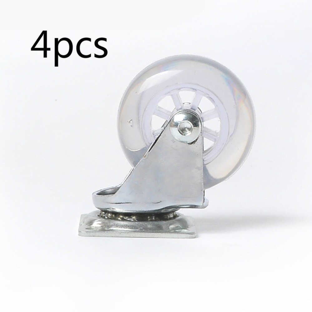 4pcs Swivel Caster Wheels PU Heavy Duty Wheels Swi... – Vicedeal