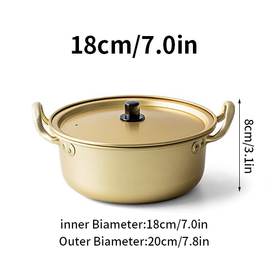 Fypo koreansk stil ramen gryta aluminiumlegering s... – Grandado