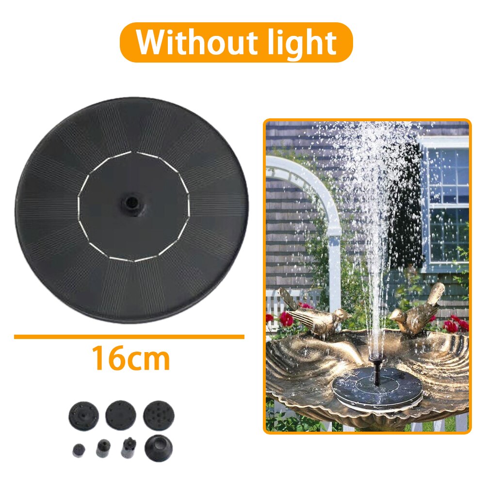 Mini Floating Solar Fountain Waterfall Fountain Ga... – Grandado