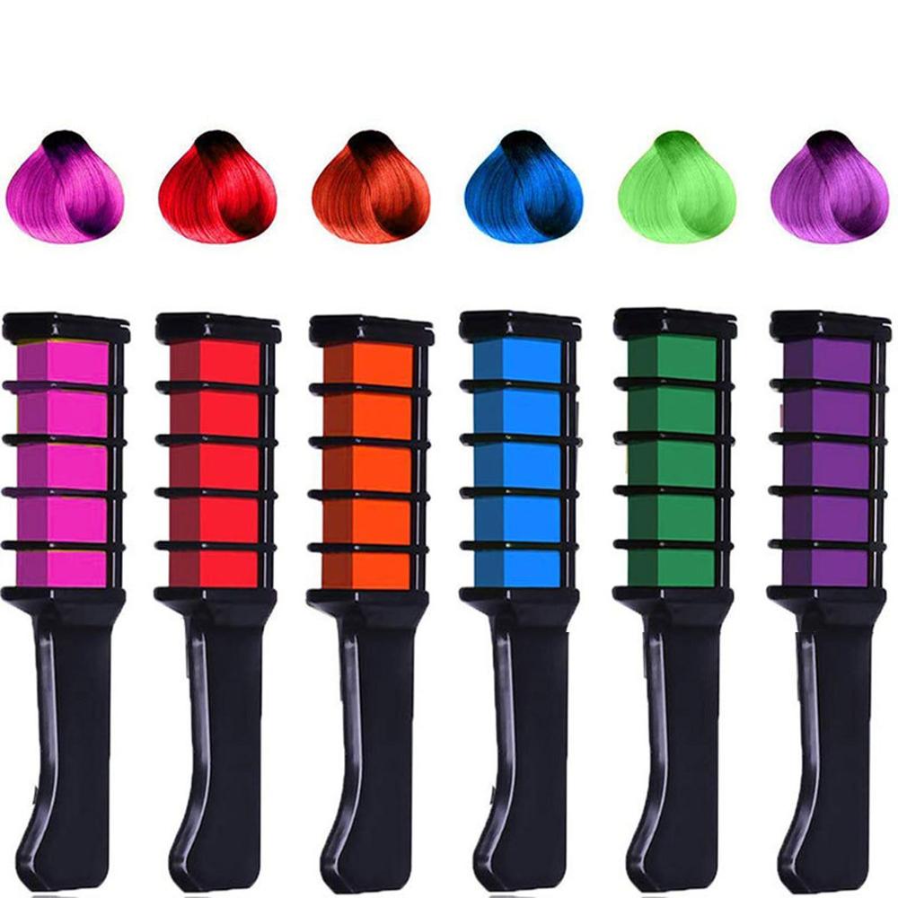 Ungiftig einmalige Mini Haar Farbe Kamm 6 Farben F... – Vicedeal