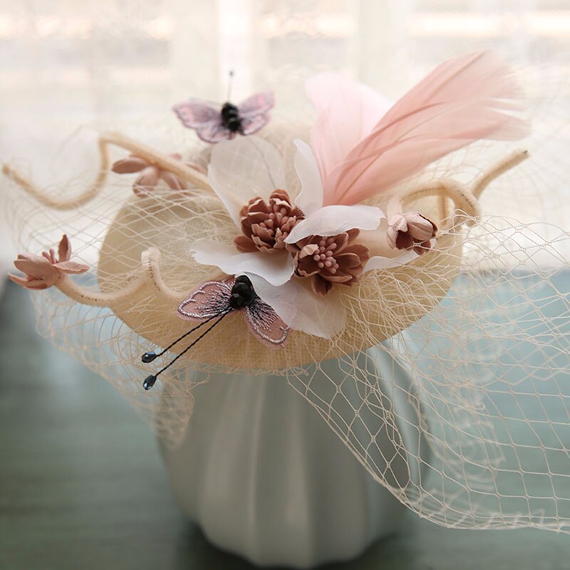 Vrouwen bruiloft hoeden haaraccessoires fascinator... – Vicedeal