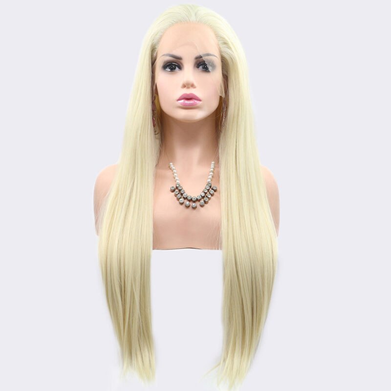 Bombshell Honing Blond Rechte Synthetisch Haar Lac... – Grandado