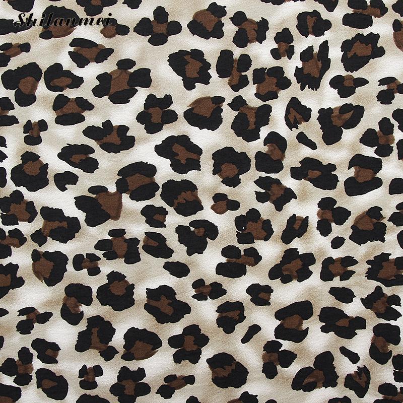 Retro Ethnic Leopard Print Curtain Cotton Fabric L... – Grandado