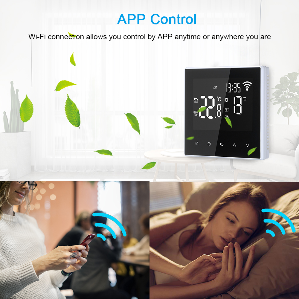 Wi-Fi Smart Thermostat Digital Temperature Control... – Grandado