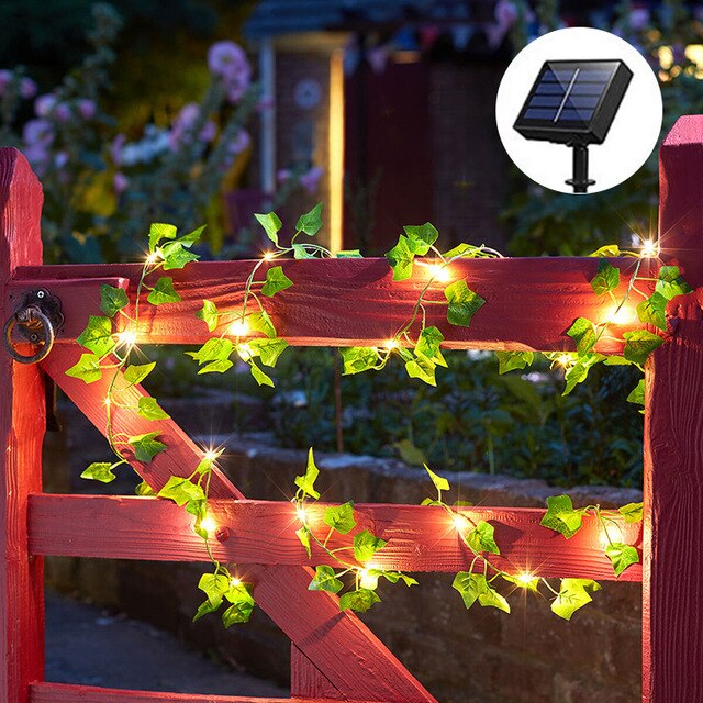 Solar-Powered String Lights LED Outdoor Garden Chr... – Grandado