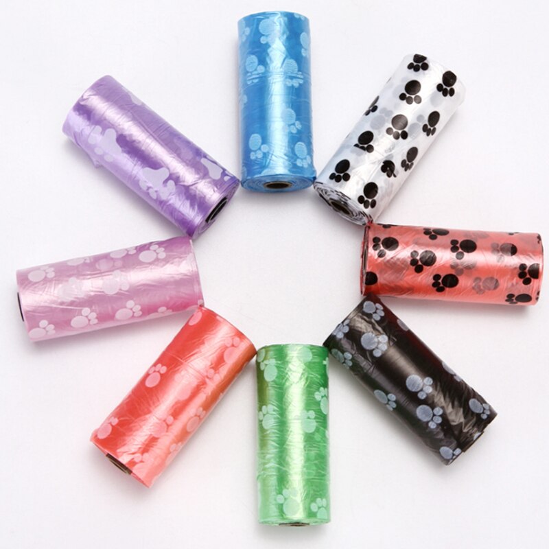 4 Rolls 60 pcs Pet garbage bags Pet Small dogs Pri... – Grandado
