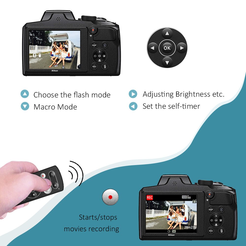 AODELAN Wireless Camera Remote Controllor Shutter ... – Grandado
