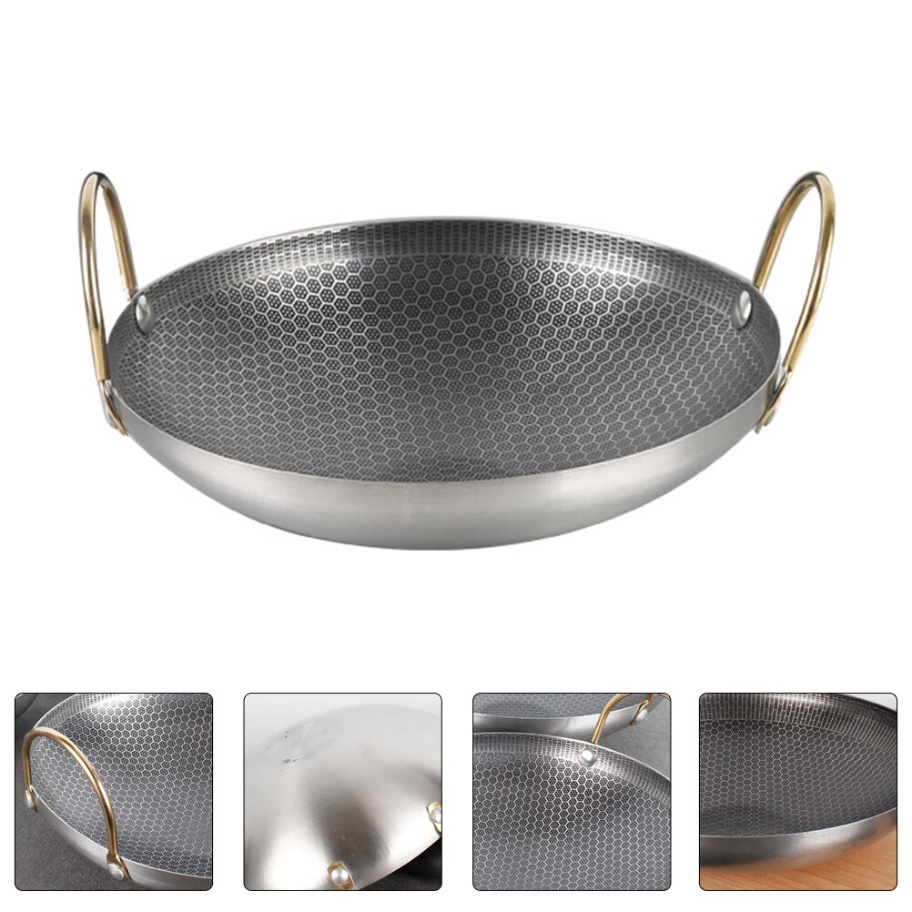 -pot Pot Alcohol Stove Pan Stainless Steel Wok Ove... – Grandado