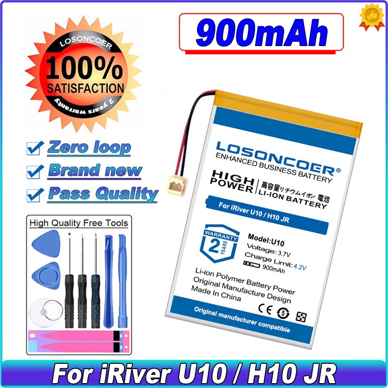 900mAh Battery For iRiver U10 / H10 JR MP3 and MP3... – Vicedeal