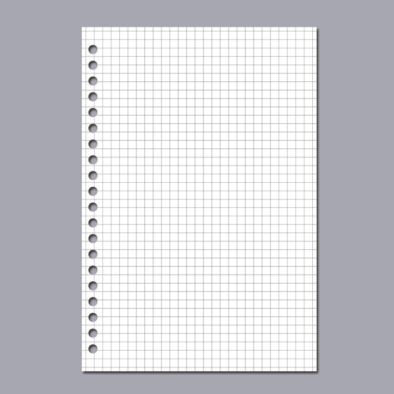 A5 A4 B5 matte adhesive loose strap loose notebook... – Vicedeal