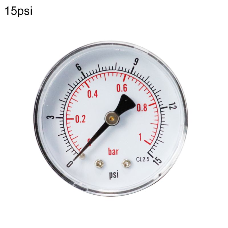 Manometer 52Mm Dial 1/8 \ "Bspt Horizontale 0/15,3... – Vicedeal