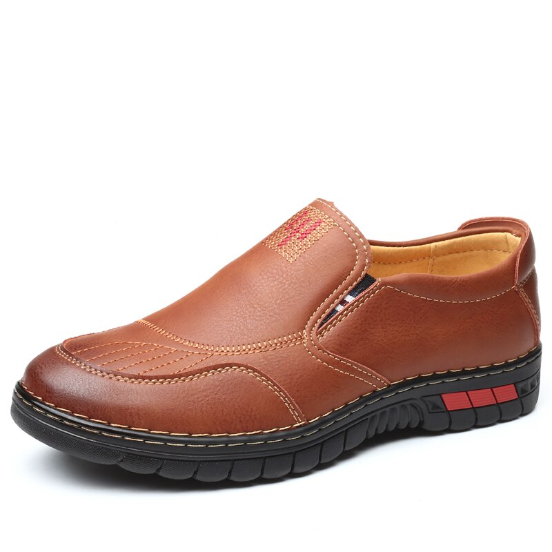 Classic Spring Split Leather Casual Shoes Men Loaf... – Vicedeal