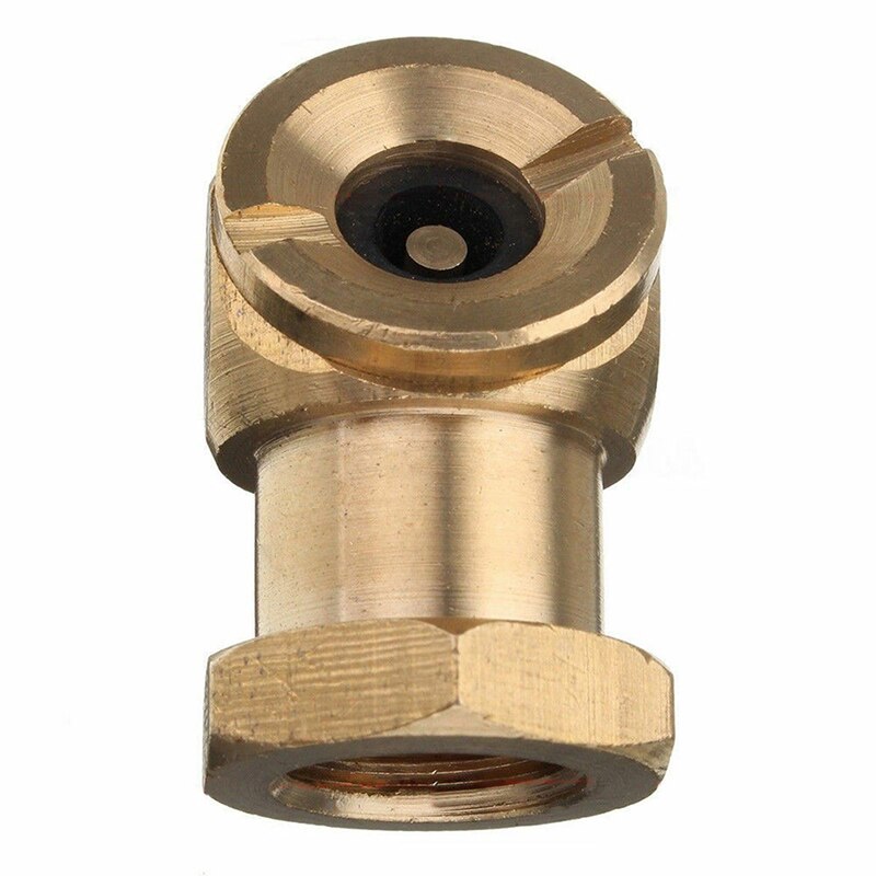 1/4" NPT Golden Tyre Inflator Valve Connector... – Grandado