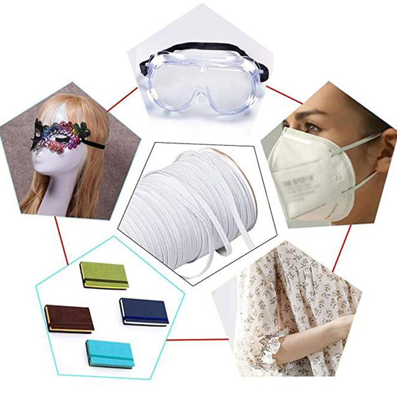 5/10meters 3/6/8/10/12 mm High Elastic Band flat E... – Grandado