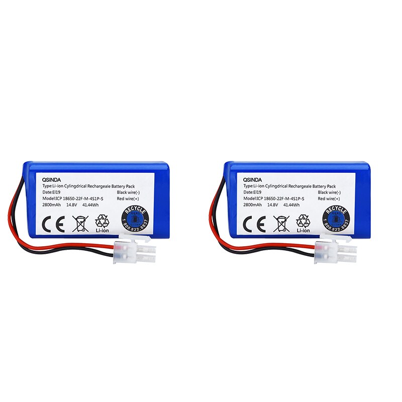 2 In 1 14.8V 2800Mah Replacement Battery For Ilife... – Grandado